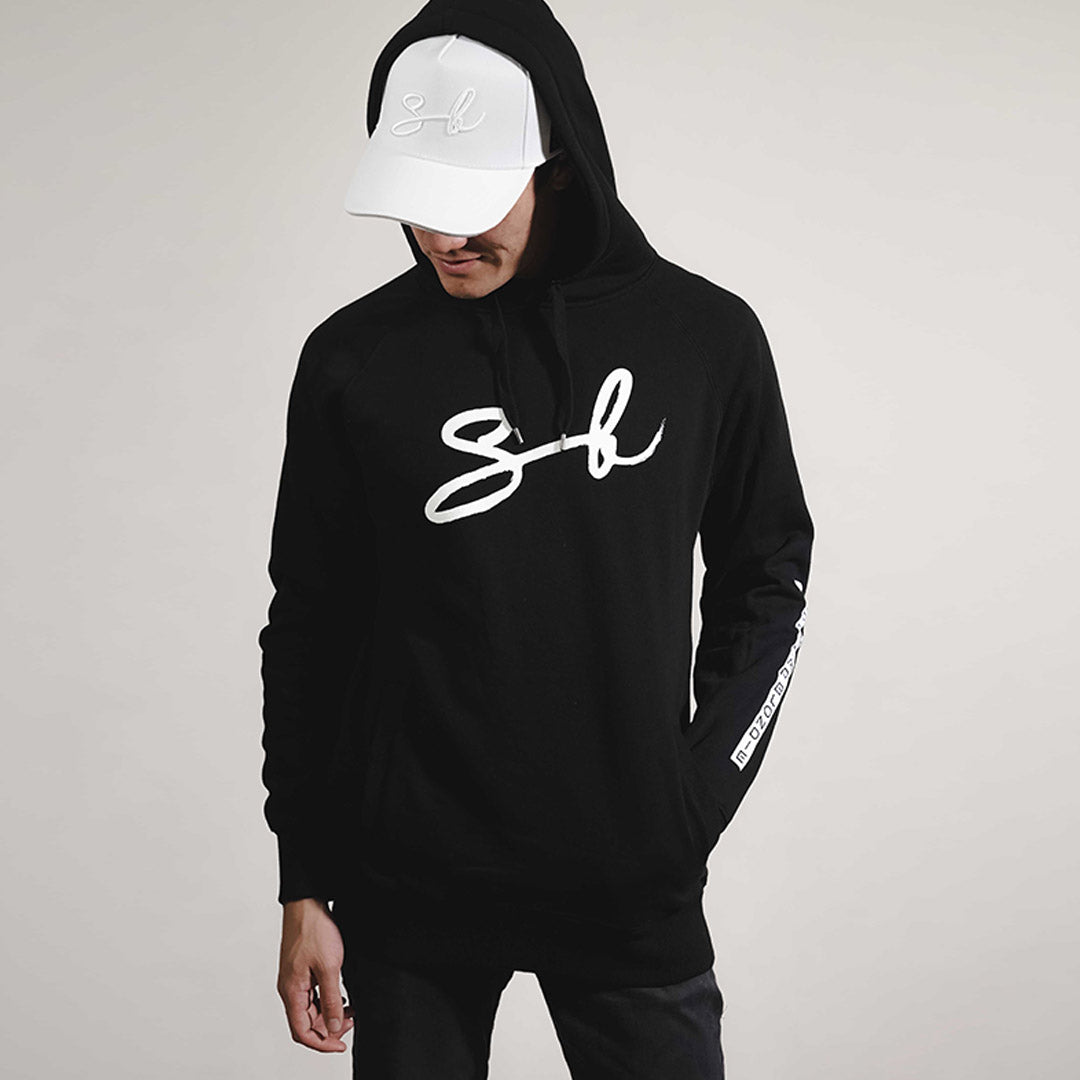 Signature SB Hoodie in Black – Supercar Blondie Store